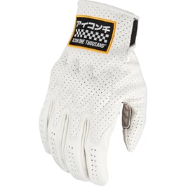 Icon Airform Slabtown™ CE Gloves White | 43Moto
