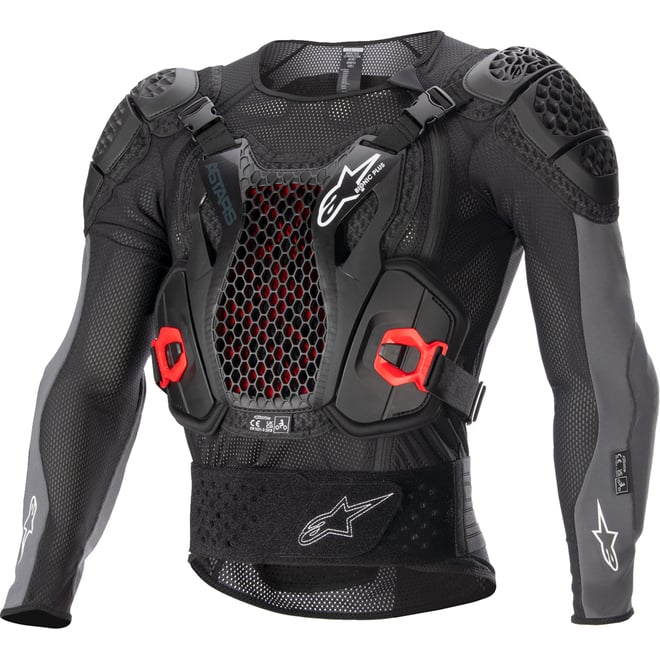Alpinestars Bionic Plus v2 Protection Jacket Black/Anthracite/Red | 43Moto